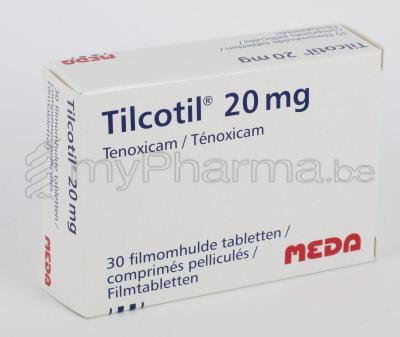 Apotheek Dansaert 1000 Brussel : Home > TILCOTIL 20 MG 30 TABL