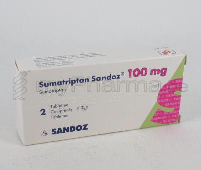 Pharmacie Dansaert 1000 Bruxelles : Home > SUMATRIPTAN SANDOZ 100 MG 2 COMP