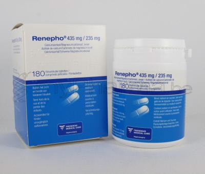Pharmacie Dansaert 1000 Bruxelles : Home > RENEPHO 435MG/235MG 180 COMP