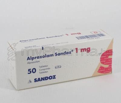 Pharmacie Dansaert 1000 Bruxelles : Substances actives - A - Alprazolam