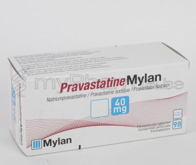 Pharmacie Dansaert 1000 Bruxelles : Home > PRAVASTATINE MYLAN 40 MG 98 COMP