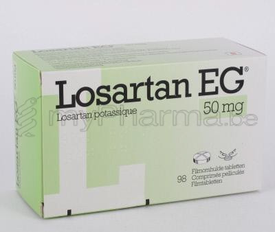 Apotheek Dansaert 1000 Brussel : Home > LOSARTAN EG 50 MG 98 TABL