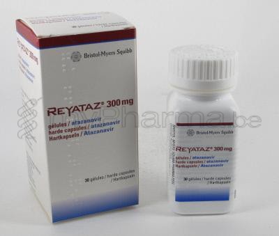 Pharmacie Dansaert 1000 Bruxelles : REYATAZ 300 MG 30 CAPS