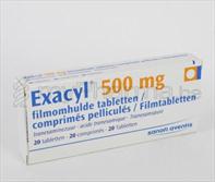 Pharmacie Dansaert 1000 Bruxelles : EXACYL 500 MG 20 COMP