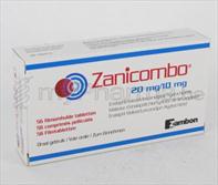 Pharmacie Dansaert 1000 Bruxelles : ZANICOMBO 20MG/10MG 56 COMP