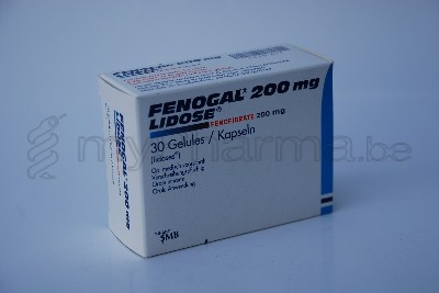 Pharmacie Dansaert 1000 Bruxelles : Home > FENOGAL LIDOSE 200 MG 30 CAPS